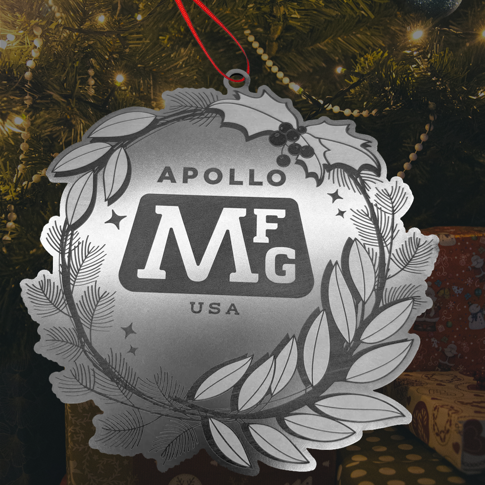 Apollo MFG Shop | Ornament - Festive Wreath – Apollo Design Made