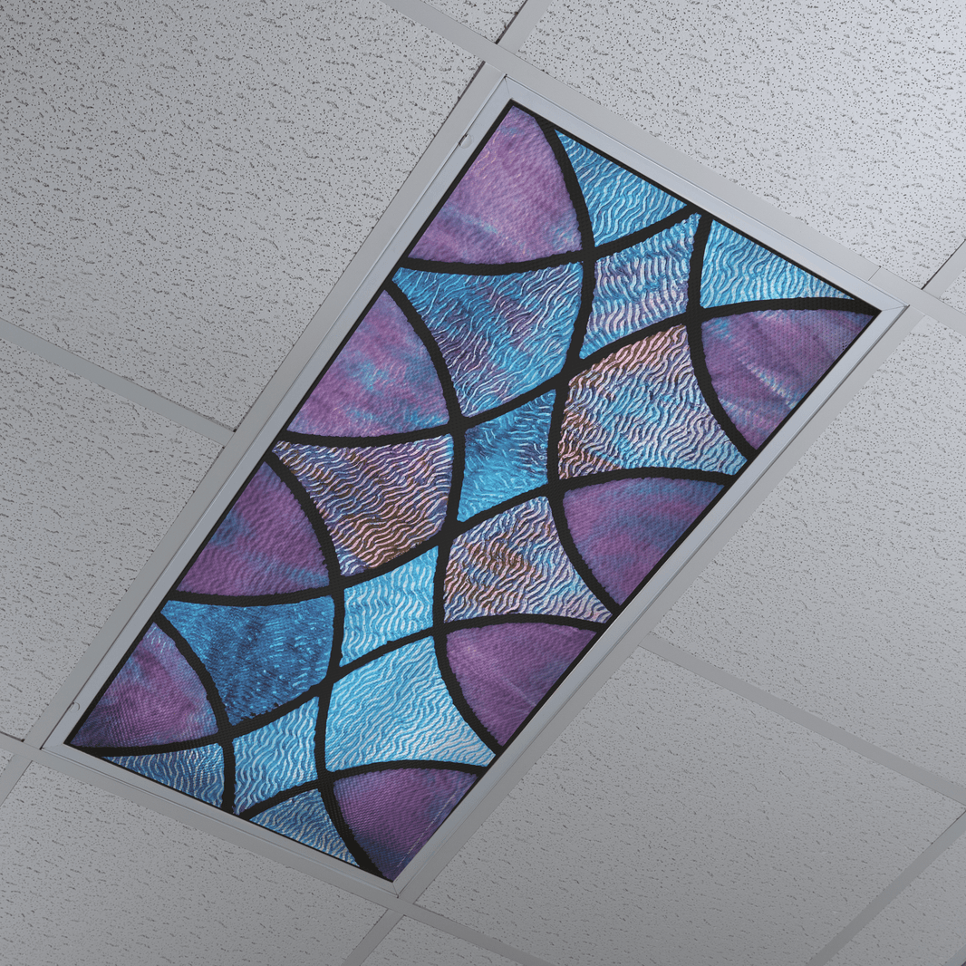 Stained Glass | Fluorescent Light Cover Collection – Apollo Design Made