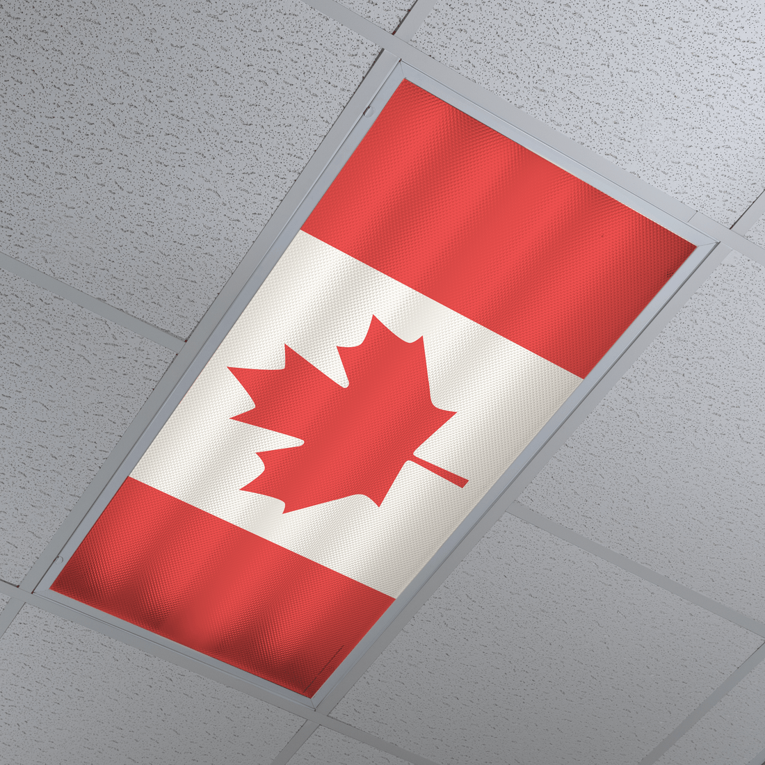 Canadian Flag | Fluorescent Light Cover Insert – Apollo Design Made