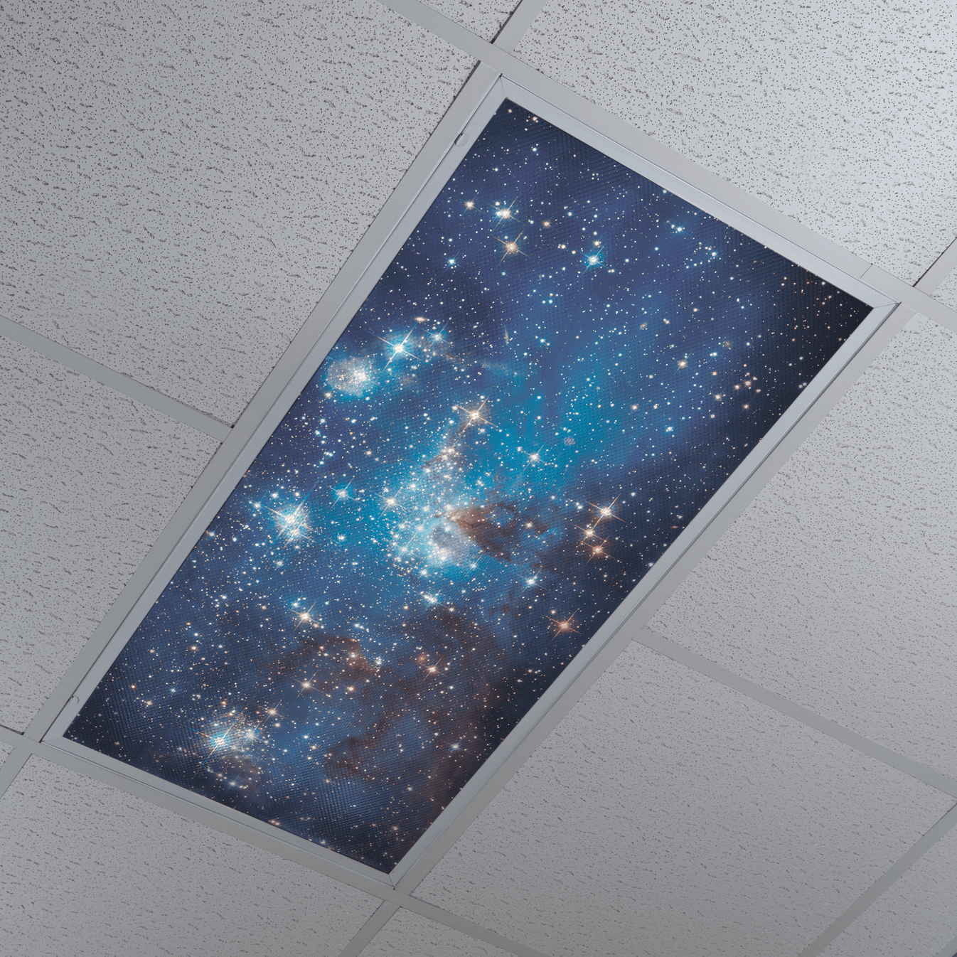 Space Stars | Fluorescent Light Cover Insert – Apollo Design Made